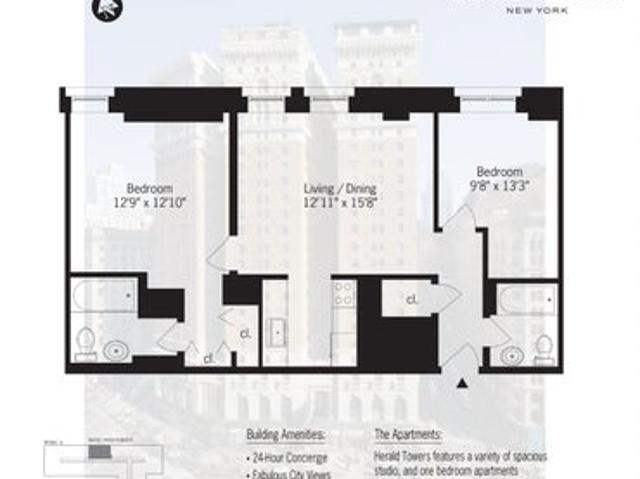Studio Room Nextdoor to Empire State Building