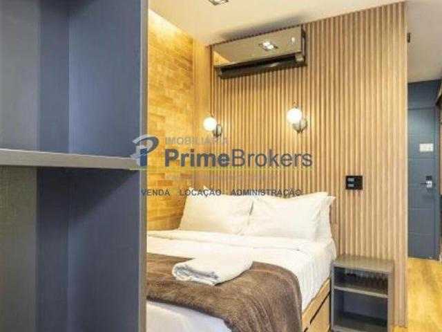 Studio recém entregue, mobiliado e decorado | 27 m² | Excelente localização Metro Clinicas SP