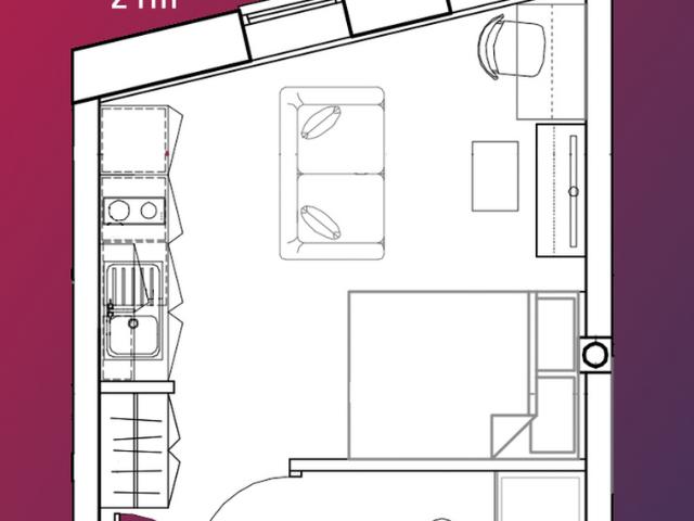 Studio to rent