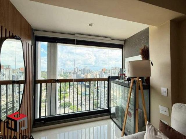 Studio todo Mobiliado no Brooklin 28m2