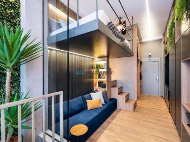 Studio Vila Mariana pronto para morar 26 m2 pé direito 3,60m