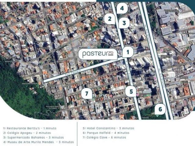 Studios com lazer completo na rua Pasteur Centro Juiz de Fora/MG