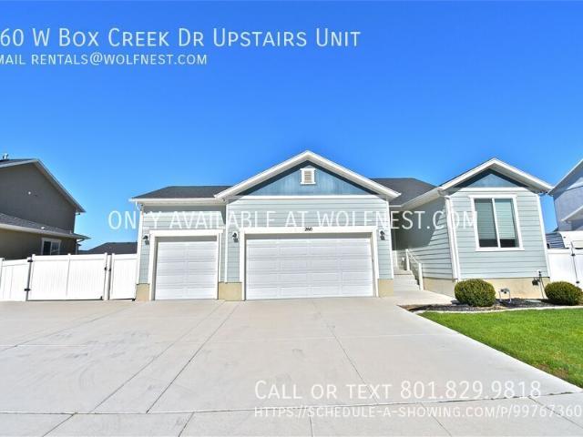 Stunning Stansbury Park Upstairs Unit! No Deposit Option!