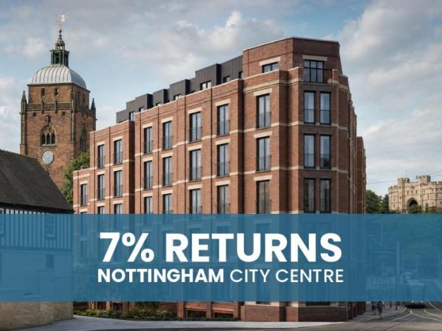 Stylish Nottingham Apartment – 7% Rental Yields | Nottingham City Centre Investment only