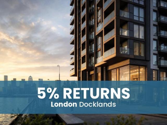 Stylish London Apartment – 5% Rental Yields | London Docklands Investment only