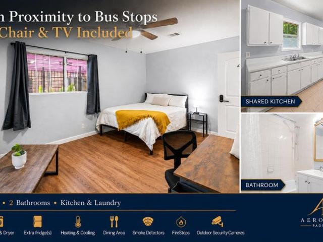 Stylish South Acres Co‑Living | Comfy Bed, Desk