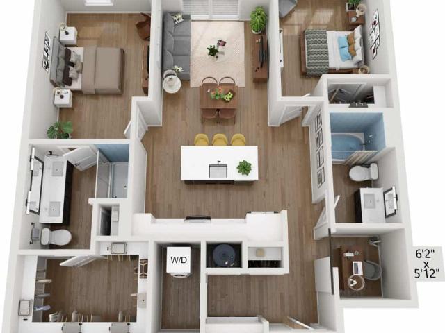 Stylish 1 Bedroom Apartments with Prime Location