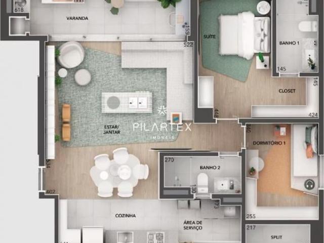 SUMMER Apartamento de 97m² à venda no Terra Bonita, Londrina, PR