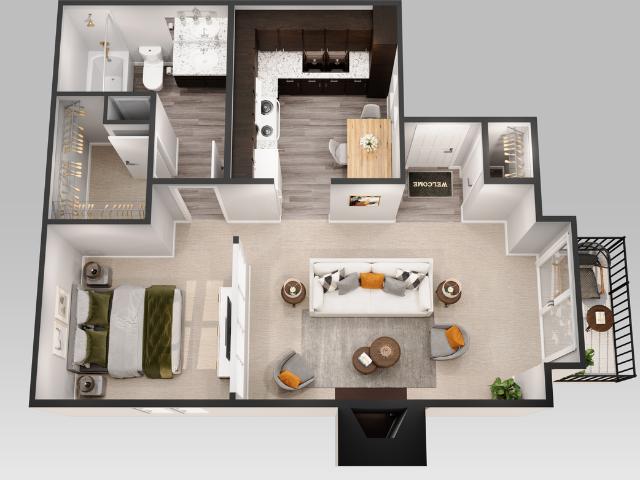 Summer Hill Apartments Studio Apartment for Rent at 10010 Whitehurst Dr, Dallas, TX 75243
