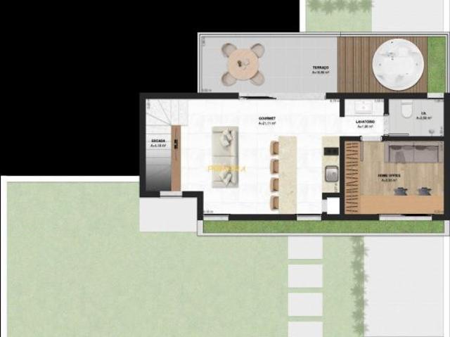 Sunset 6 Casa em Condomínio com 264m² e 03 suítes