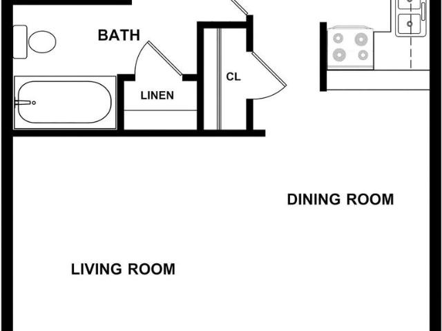 Sunset Place Studio Apartment for Rent at 5953 Curry Ford Rd, Orlando, FL 32822 Engelwood Park