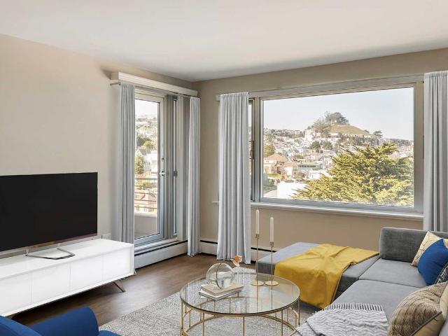 Sunset Towers Studio Apartment for Rent at 8 Locksley Ave, San Francisco, CA 94122 West of Twin Peaks