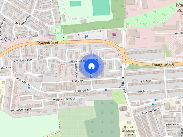 Suffolk Close, Ashington