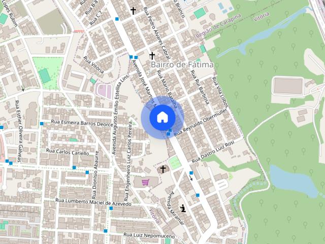 Suite mobiliado em republica