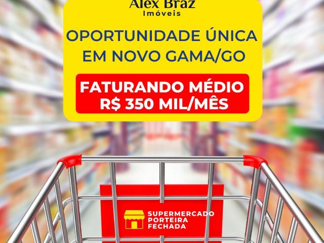 Supermercado a venda no Novo Gama Goiás