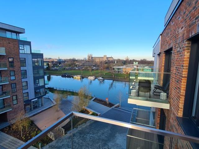 Superb River Views @ Clarkson House, Fletton Quays Furnished PE2, 1 bed flat to rent, £1,300 pcm | PrimeLocation