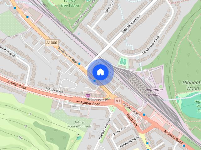 Sussex Gardens, Highgate, N6