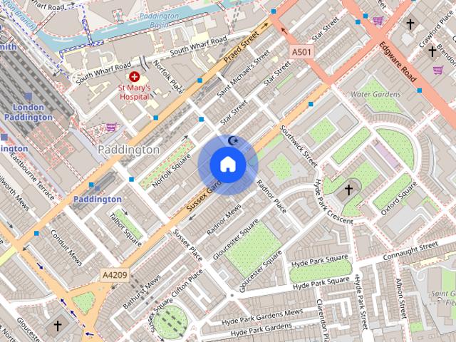 Sussex Gardens, London, W2