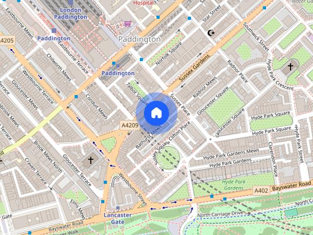 Sussex Gardens Paddington W2