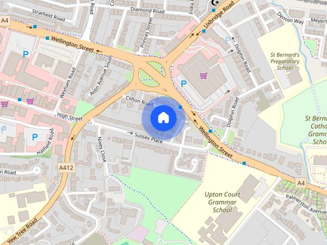 Sussex Place, Slough, SL1