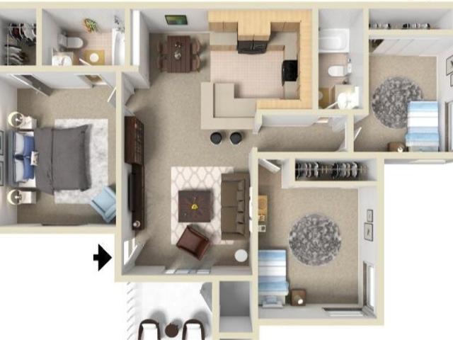 Sycamore 3 Bedroom Apartment for Rent at 920 Sycamore Ave, Vista, CA 92081 Vista